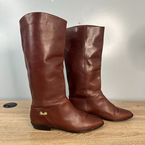 Etienne Aigner | Shoes | Vtg Etienne Aigner Italian Italy Cognac ...